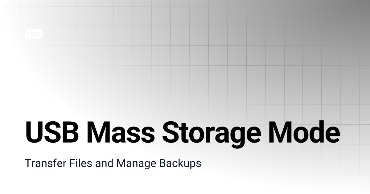 USB Mass Storage Mode | S-4: Sculpting Sampler