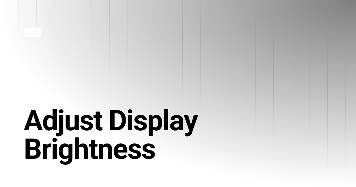 Adjust Display Brightness | S-4: Sculpting Sampler