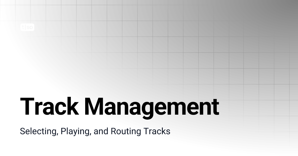 Track Management | S4: Sculpting Sampler